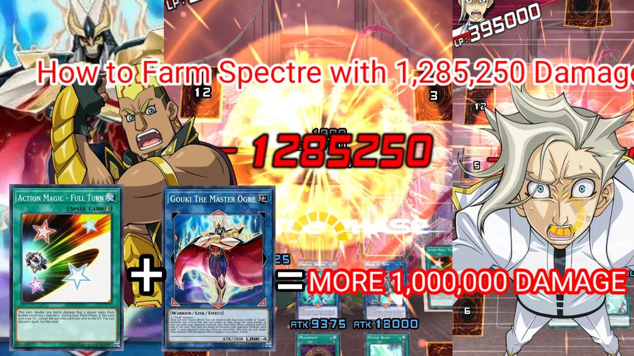 How to Farm Spectre with 1,285,250 Damage! [Yu-Gi-Oh! Duel Links] - YouTube