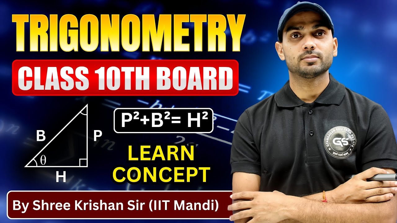 Trigonometry Class 10 Lec 1 | Pythagoras Theorem & Trigonometric Ratios ...