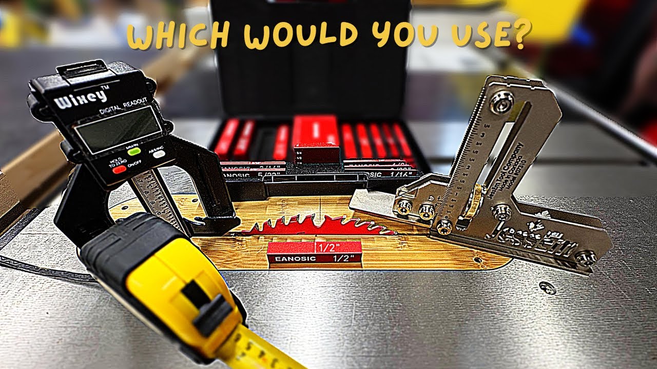 4 ways to set the table saw blade height correctly (works on routers ...