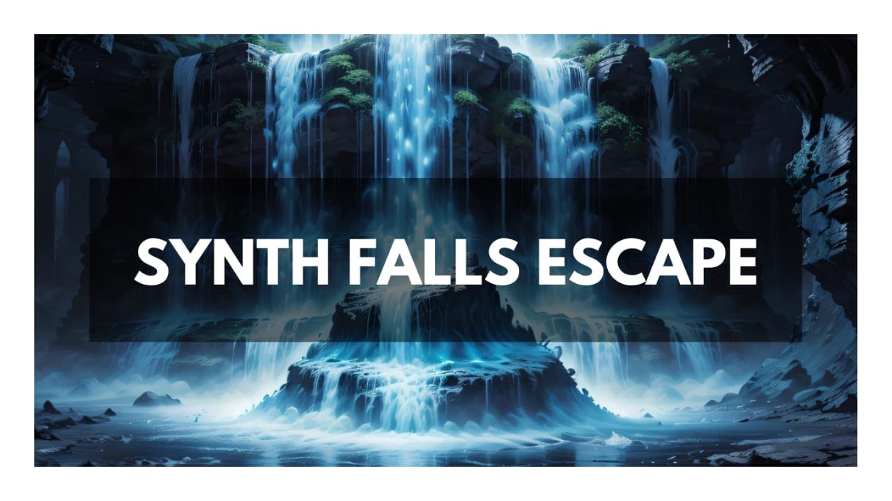 Waterfall Ambiance: 8 Hours of Synthwave and Nature Fusion - YouTube