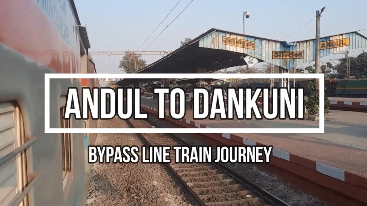 Andul To Dankuni Jn train journey video|Short journey coverage|07046 ...