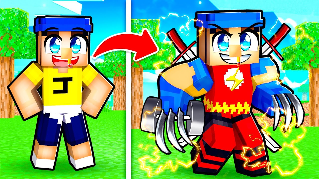 Jeffy Becomes The STRONGEST SUPERHEROES In Minecraft! - YouTube