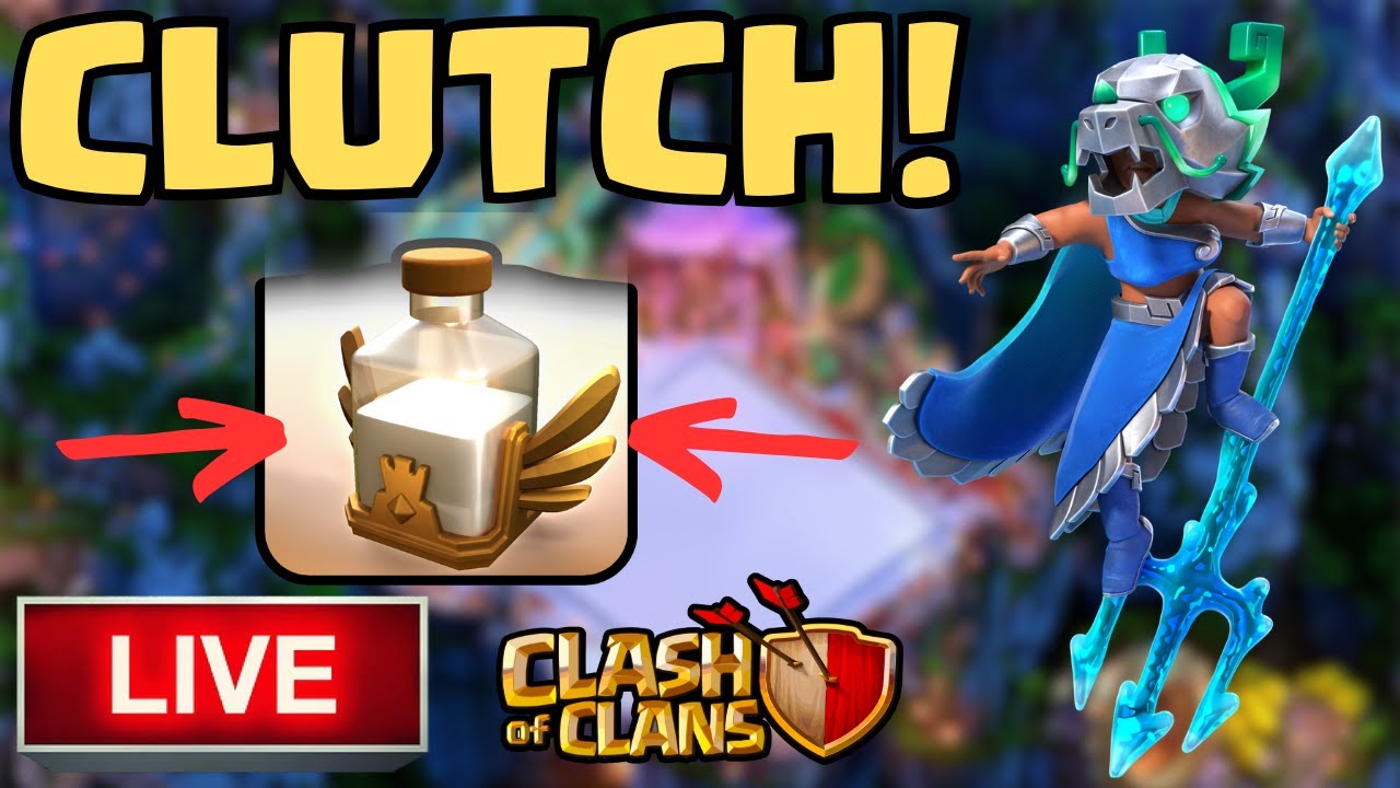 CLUTCHING Every Attack in Clash Of Clans with the REVIVE SPELL! - YouTube