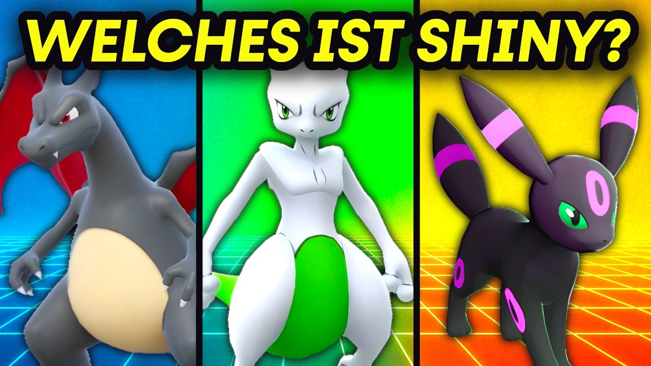 Finde das FAKE Shiny Pokemon und gewinne! - YouTube