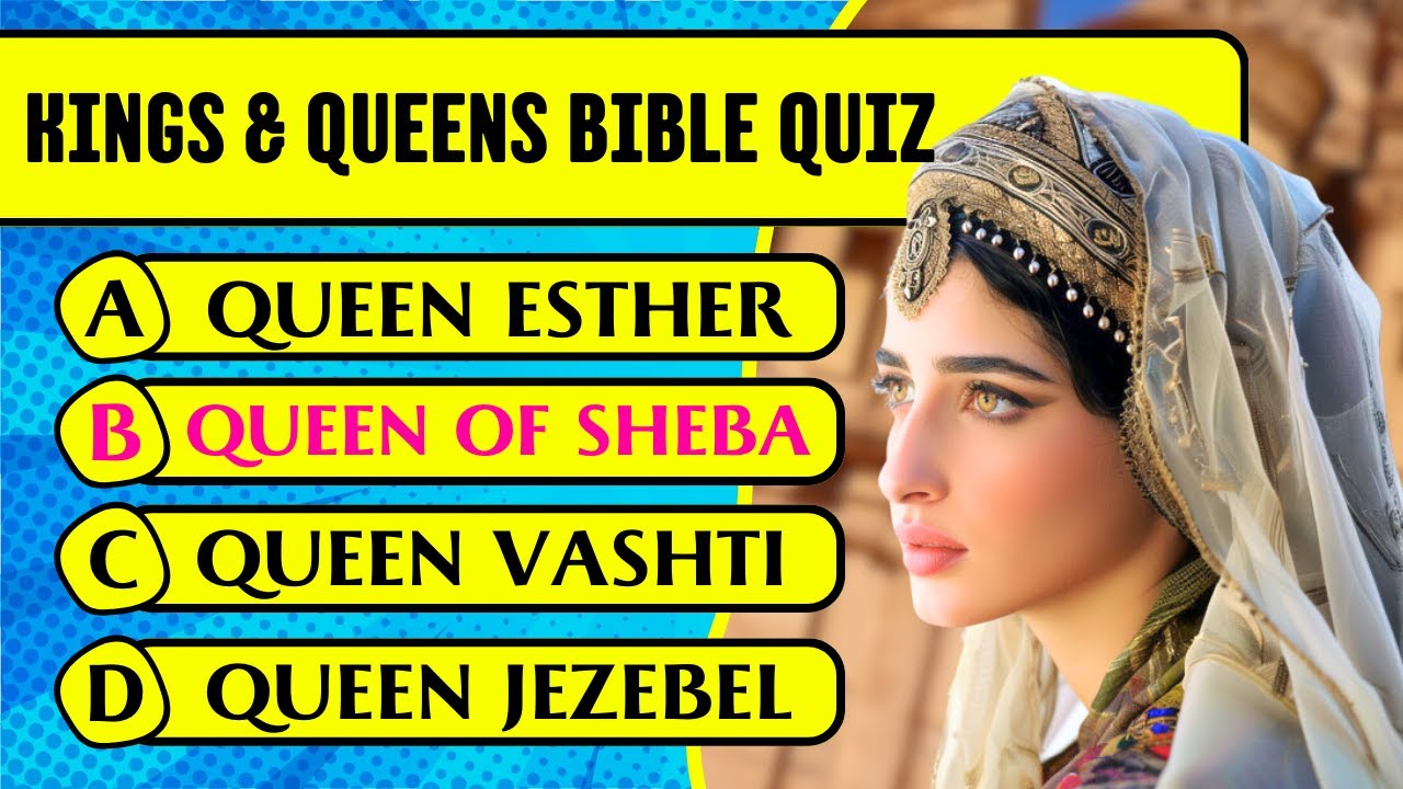 Kings And Queens Bible Quiz & Trivia (30 Hardest Questions & Answers to ...
