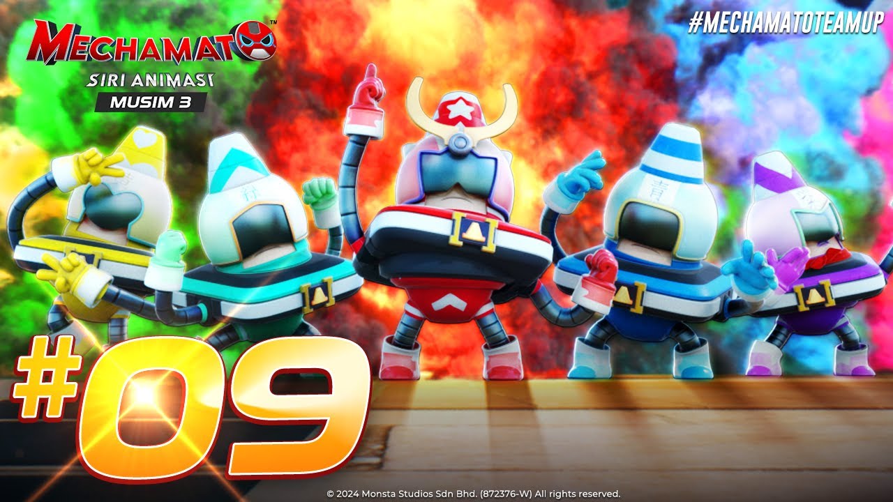 EP09 - Kebangkitan Koncho Rangers | Mechamato Musim 3 (Bhs. Melayu ...