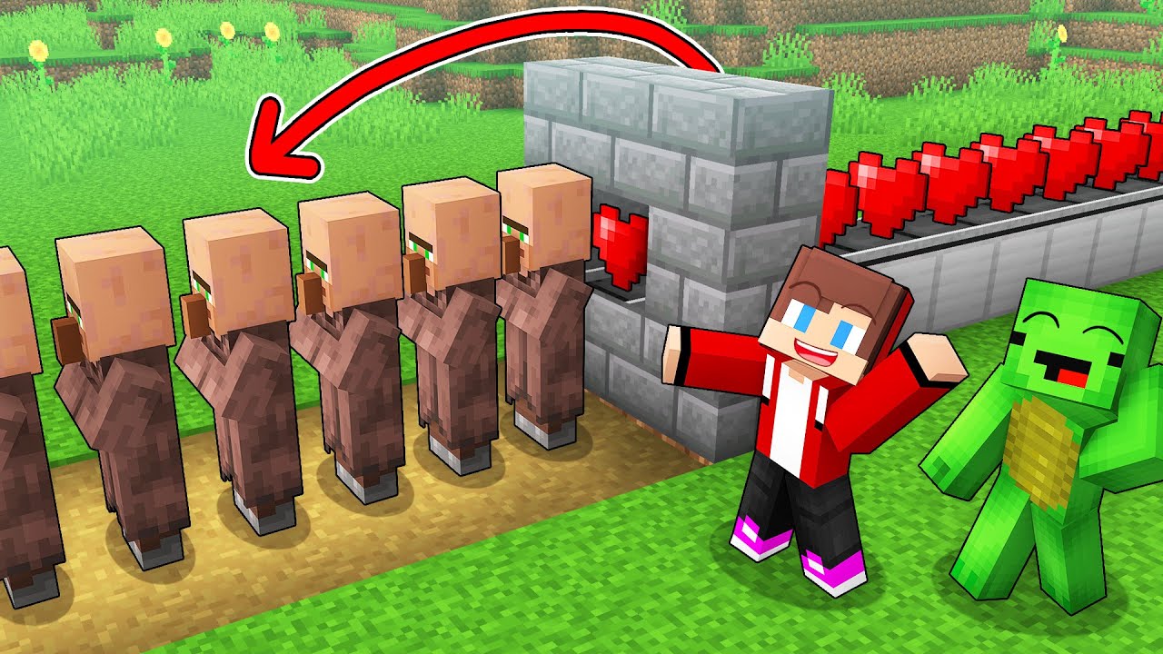 JJ and Mikey Created an Infinite Villager Factory in Minecraft (Maizen ...