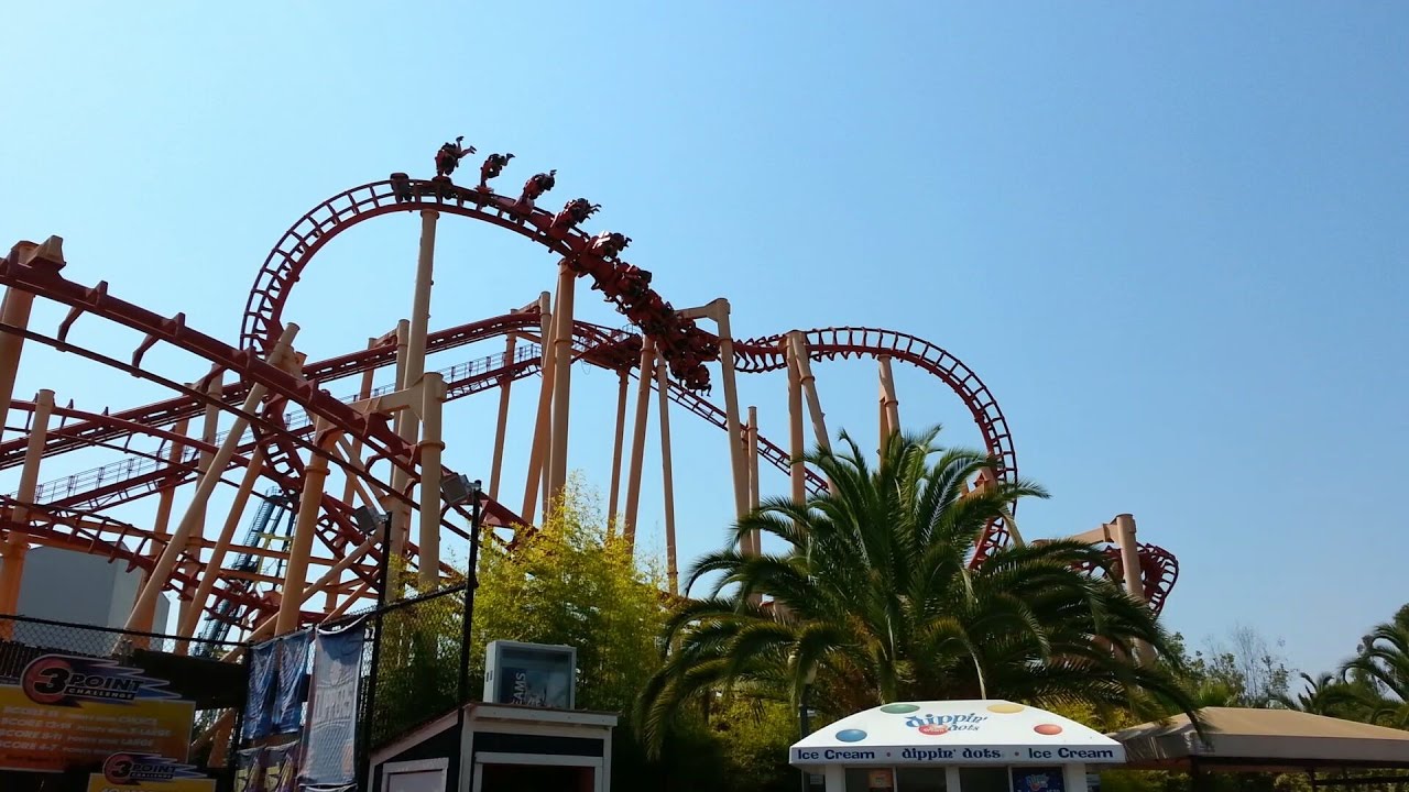 Kong, Six Flags Discovery Kingdom - GO's Coaster Clips - YouTube