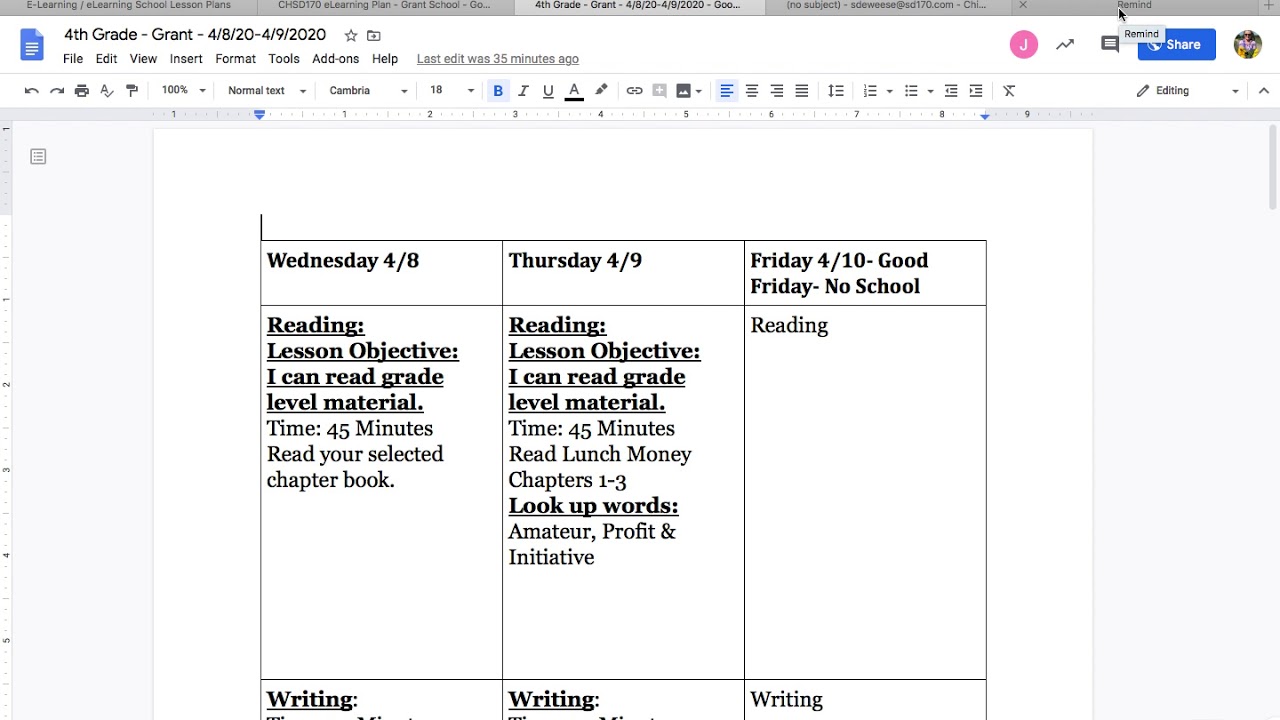 Explaining E-Learning Lesson plans - YouTube