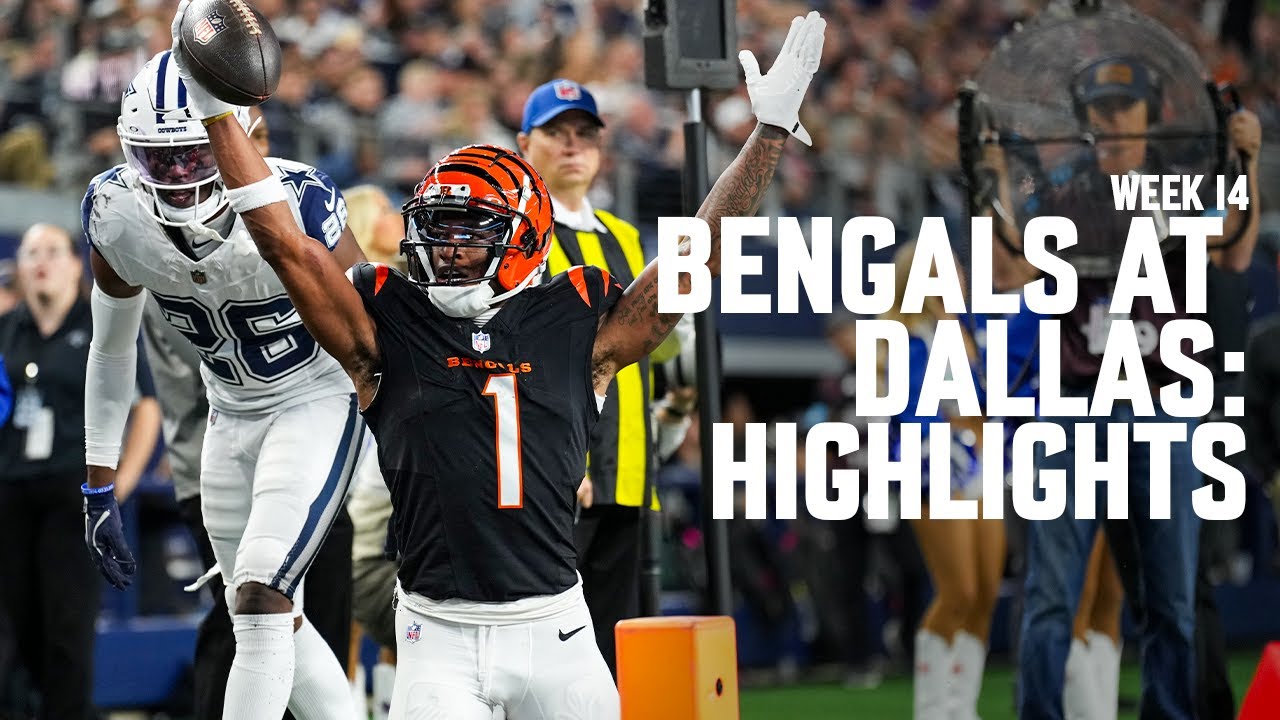 Cincinnati Bengals WIN at Dallas Cowboys | BENGALS HIGHLIGHTS - YouTube
