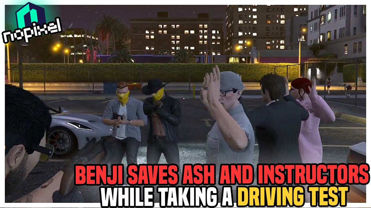 BENJI SAVES ASH AND INSTRUCTORS WHILE TAKING A DRIVING TEST | Benji ...