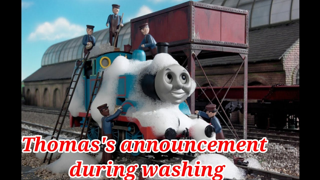 Thomas's announcement during washing - YouTube
