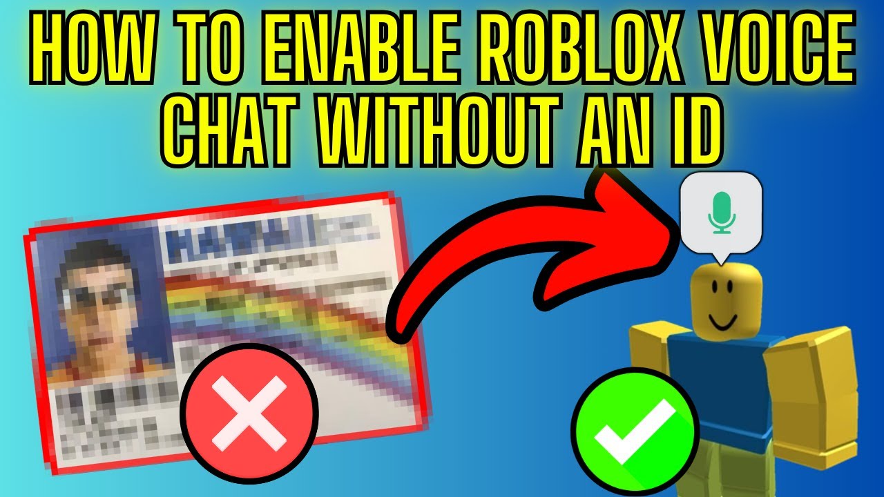 How to Get Roblox Voice Chat Without an ID 2024 Guide - YouTube
