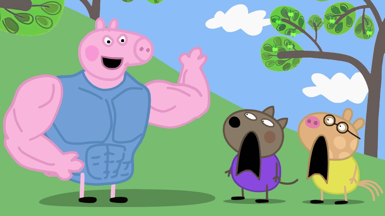 Strong George - Peppa Funny Animation - YouTube