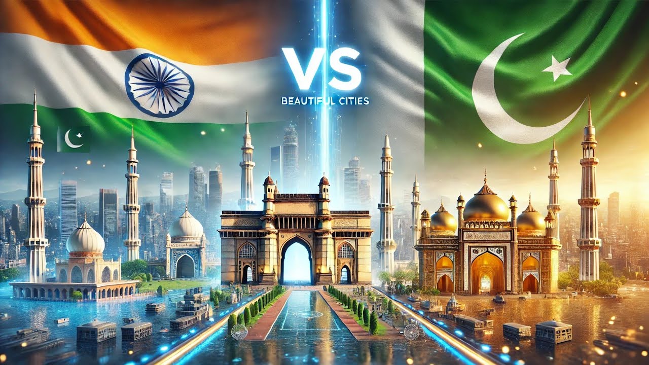 Pakistan vs india Beautiful cities comparison Lahore Karachi Islamabad ...