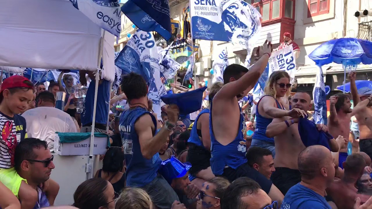 Hamrun festa 2019 Tal Miskina Innu Marcia San Gejtanu - YouTube