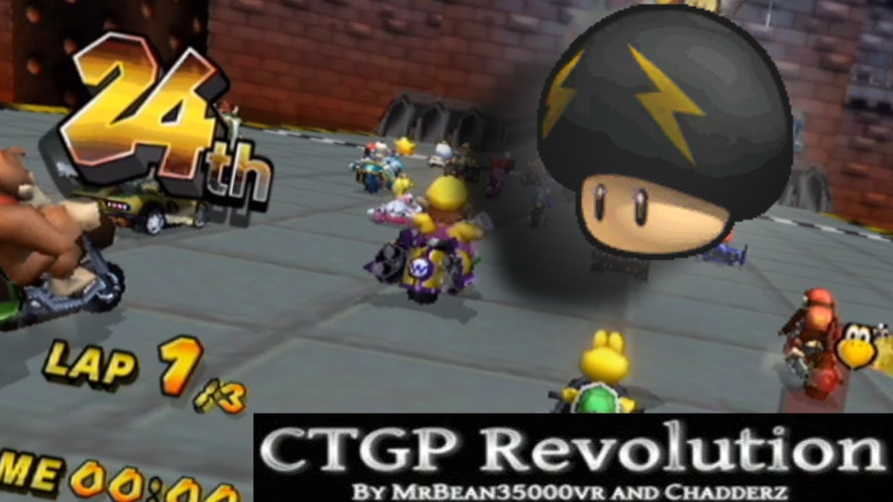 【Mario Kart Wii】24player and 200cc Grand prix -=Volt Shroom Cup=-【CTGP ...