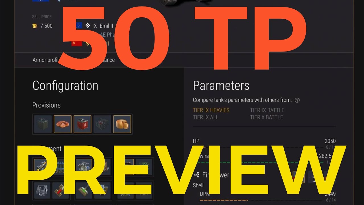 50 TP Tank Preview - YouTube