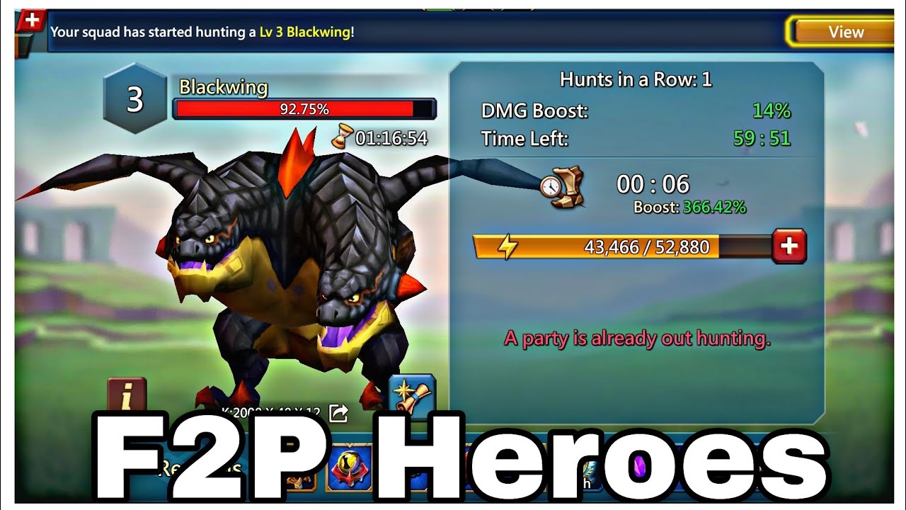 Lords Mobile Blackwing Heroes - YouTube