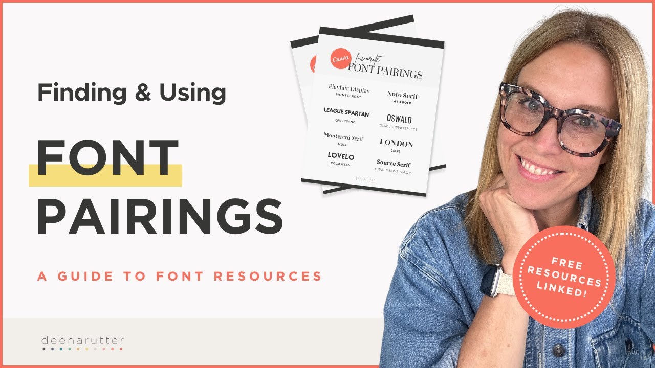 Best Online Resources for Font Pairings | Font Pairing Tutorial - YouTube