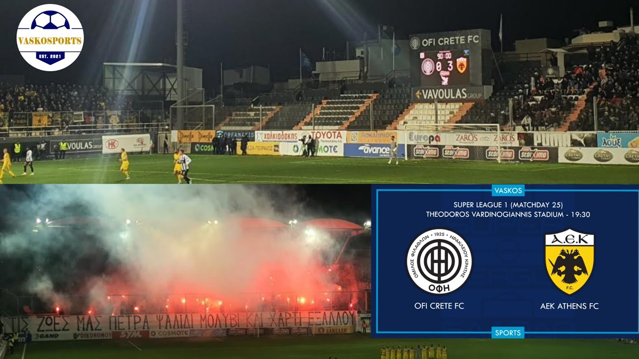 ΟΦΗ - ΑΕΚ | Η ΑΤΜΟΣΦΑΙΡΑ ΚΑΙ ΟΙ ΦΑΣΕΙΣ ΑΠΟ ΤΗΝ ΚΕΡΚΙΔΑ ΣΤΟ ΓΕΝΤΙ ΚΟΥΛΕ ...