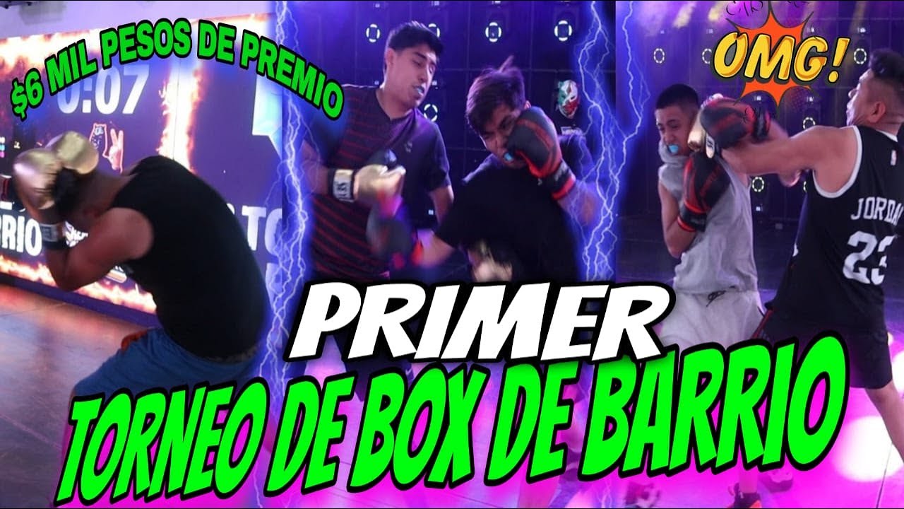 🥊¡Se Dieron con TODO por $6,000!🔥 Primer Torneo de Box de Barrio 💥 (No ...
