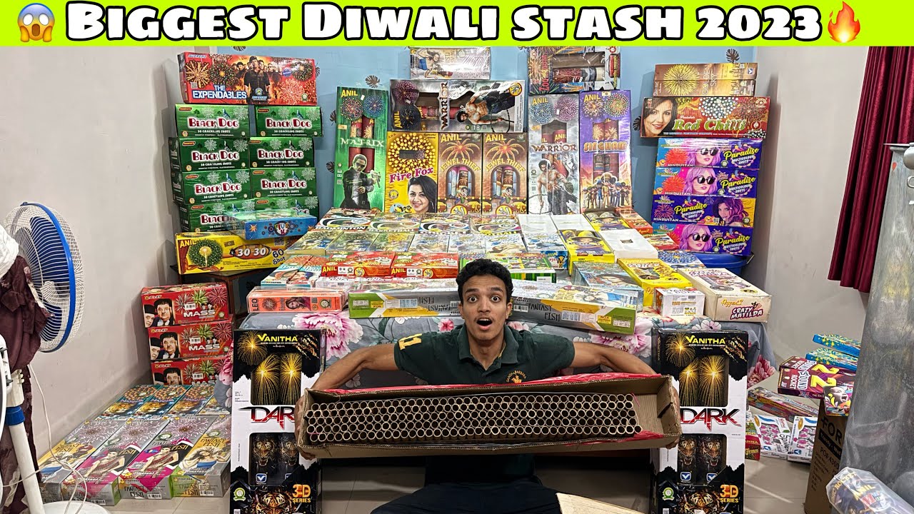 BIGGEST DIWALI STASH 2023 VLOG!!😱🔥 - YouTube