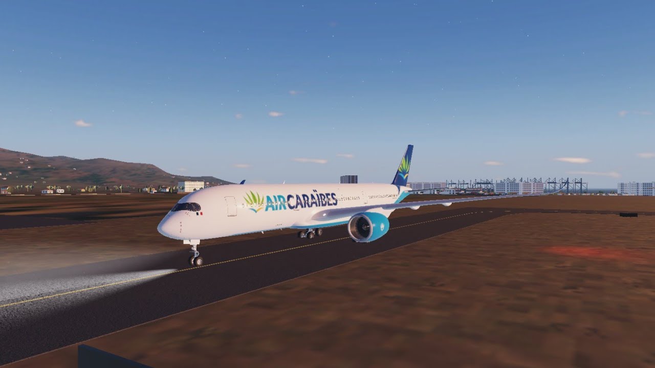 Project Flight | Cibao to Gran Canaria | Airbus A350 | Air Caraïbes ...