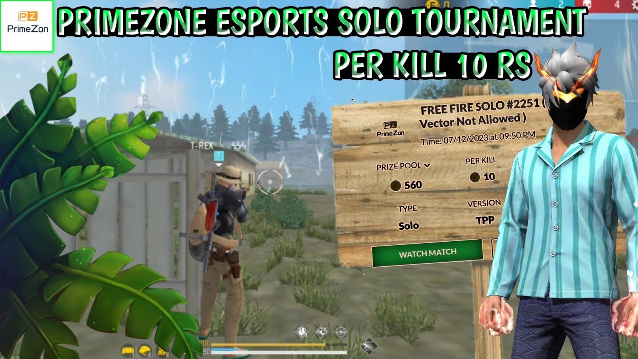 60 Rs Winning 😱 Primezone eSports App ⚡ Per Kill 10 Rs 💸 Solo Tournament Full Gameplay 🏆 - YouTube