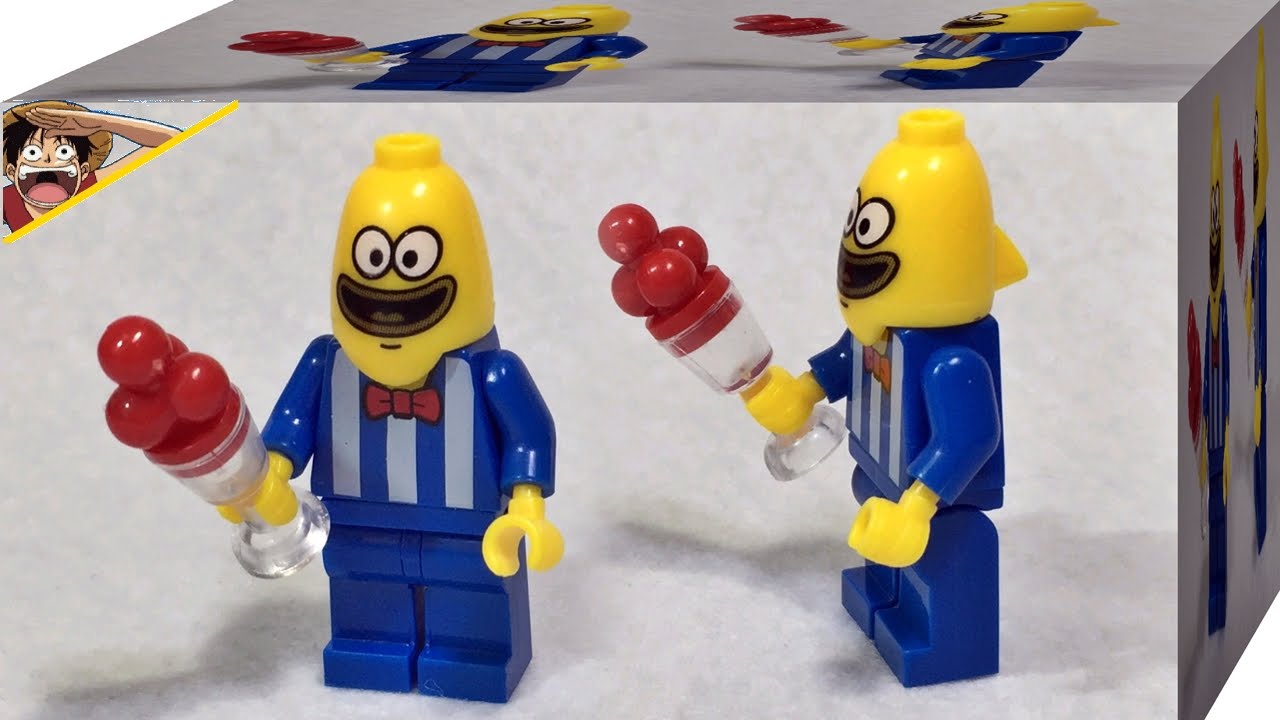 lele 스폰지밥 아이스크림 가게 점원 물고기 레고 짝퉁 미니피규어 리뷰 Lego knockoff spongebob ...