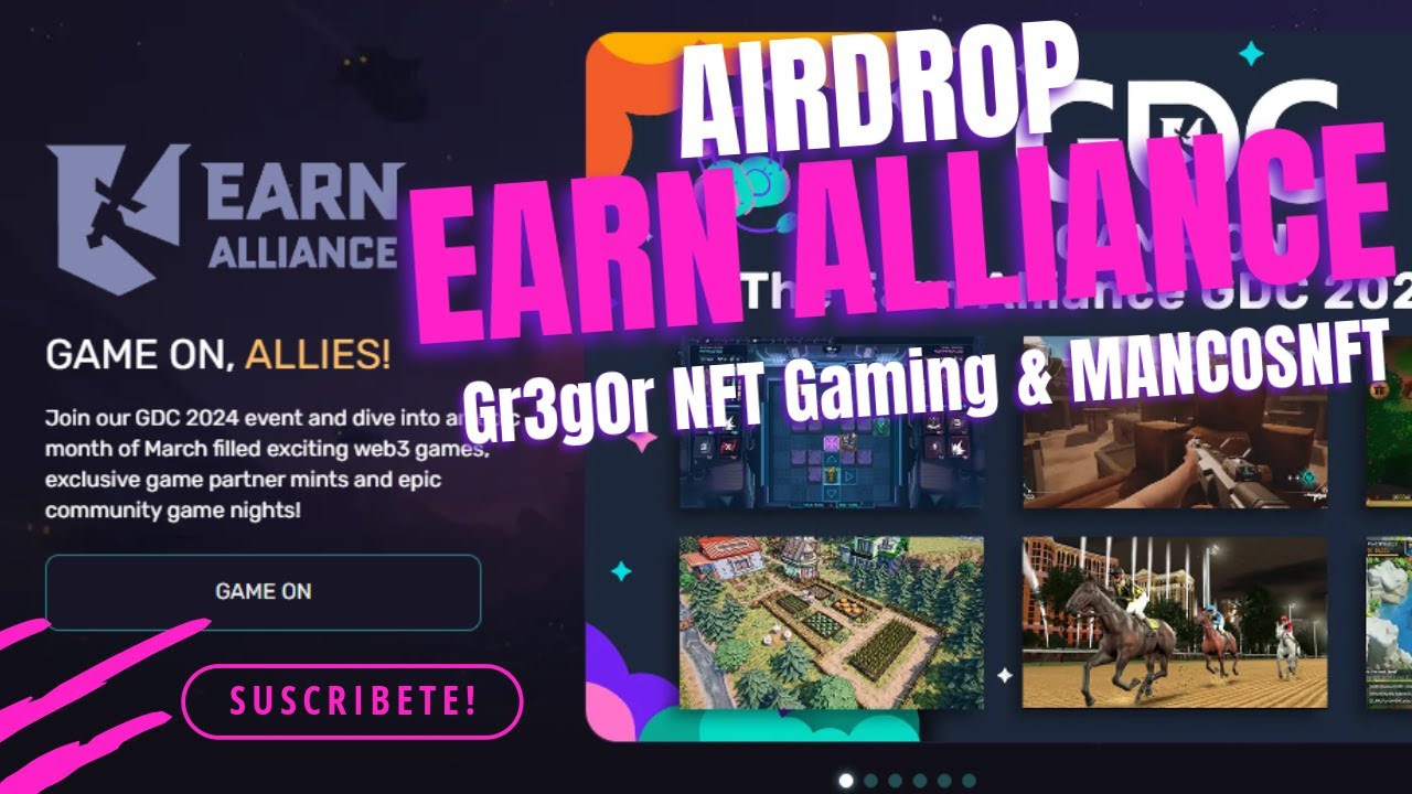 AIRDROP HASTA EL 28 DE MARZO EARNALLIANCE + 📚📚 SORTEO DE UN NFT DE ...