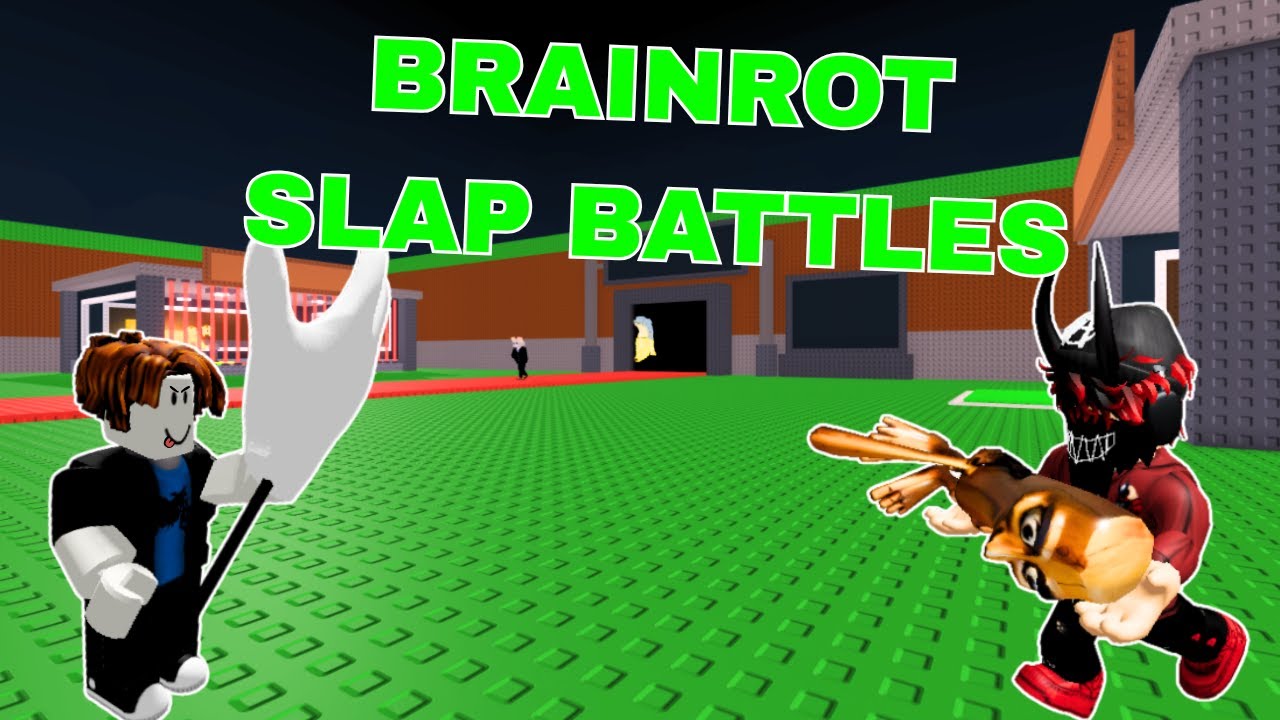 Starting a SLAP BATTLE on Roblox Steal a BRAINROT! - YouTube