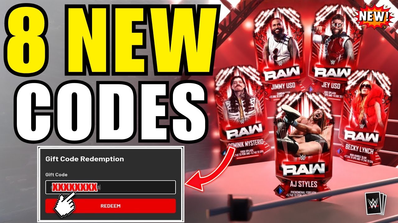 🎁 FEB CODES 🎁WWE SUPERCARD CODES 2026 SEASON 12 🎁 WWE SUPERCARD GIFT ...