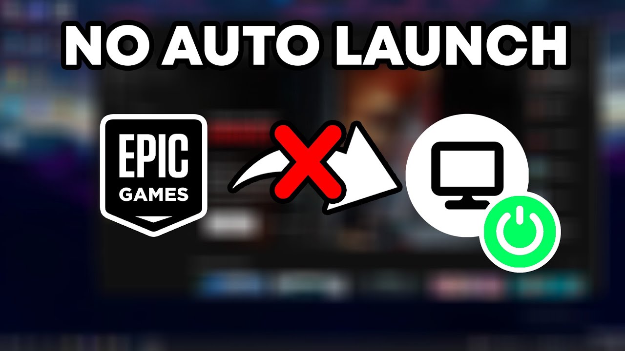 How To Stop Epic Games Launcher Starting When PC Starts | Quick & Easy - YouTube