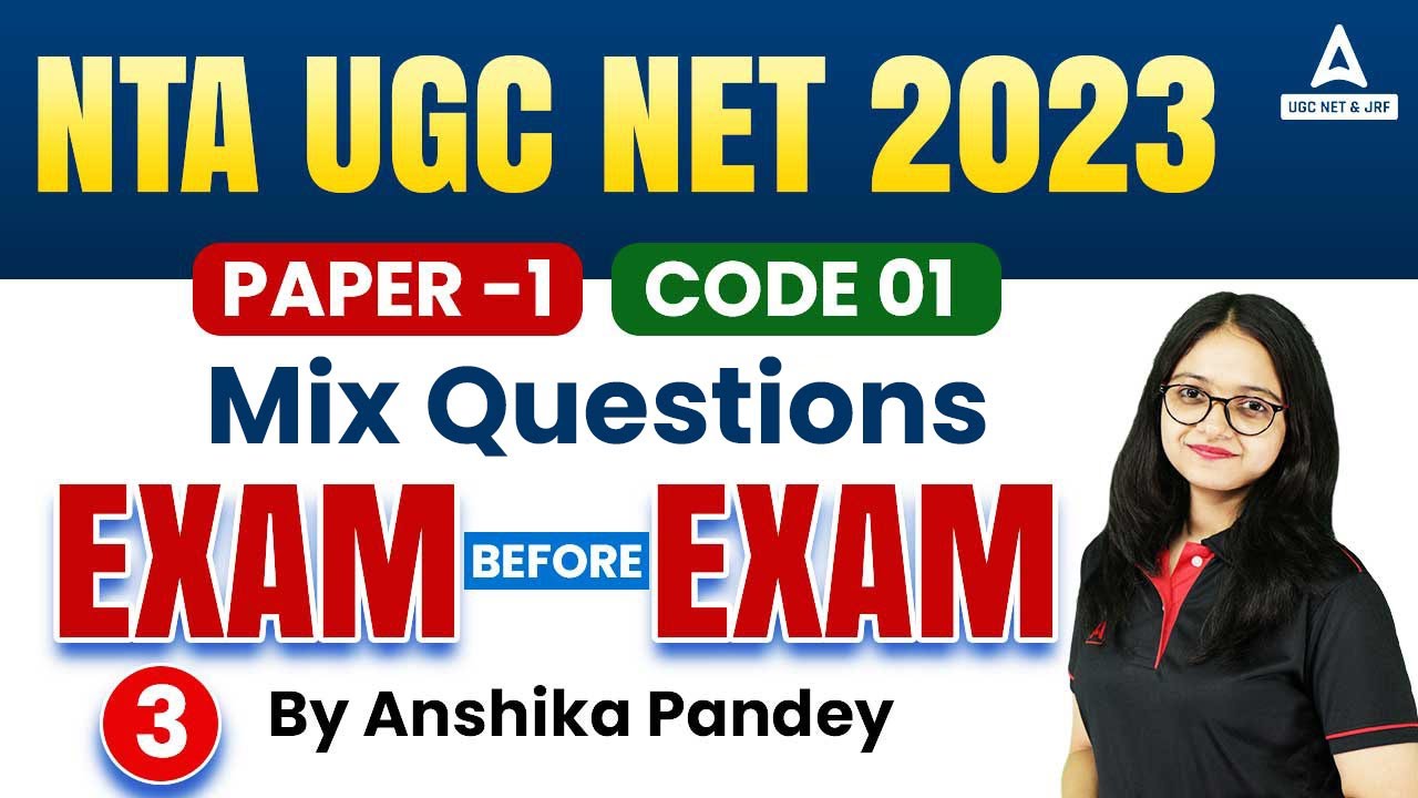 UGC NET 2023/ Net JRF Paper 1 Preparation | Mix Questions UGC NET Exam ...