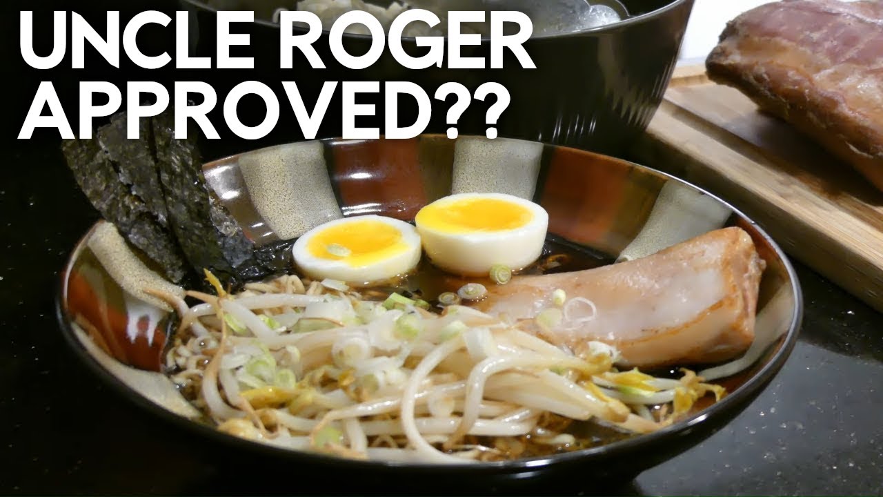 Cooking Traditional Ramen for the FIRST TIME | Uncle Roger approved ...