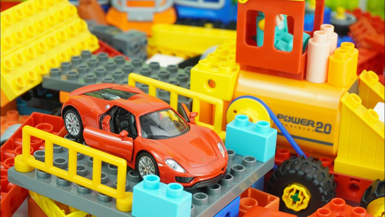 Satisfying the building blocks Science ASMR How to Build a Car ...