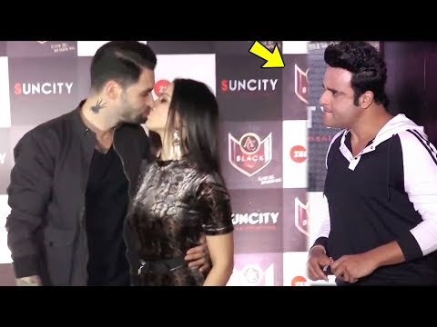Sunny Leone And Her Husband Daniel Weber In Front Of Media At 'Lovely Accident' Song Launch