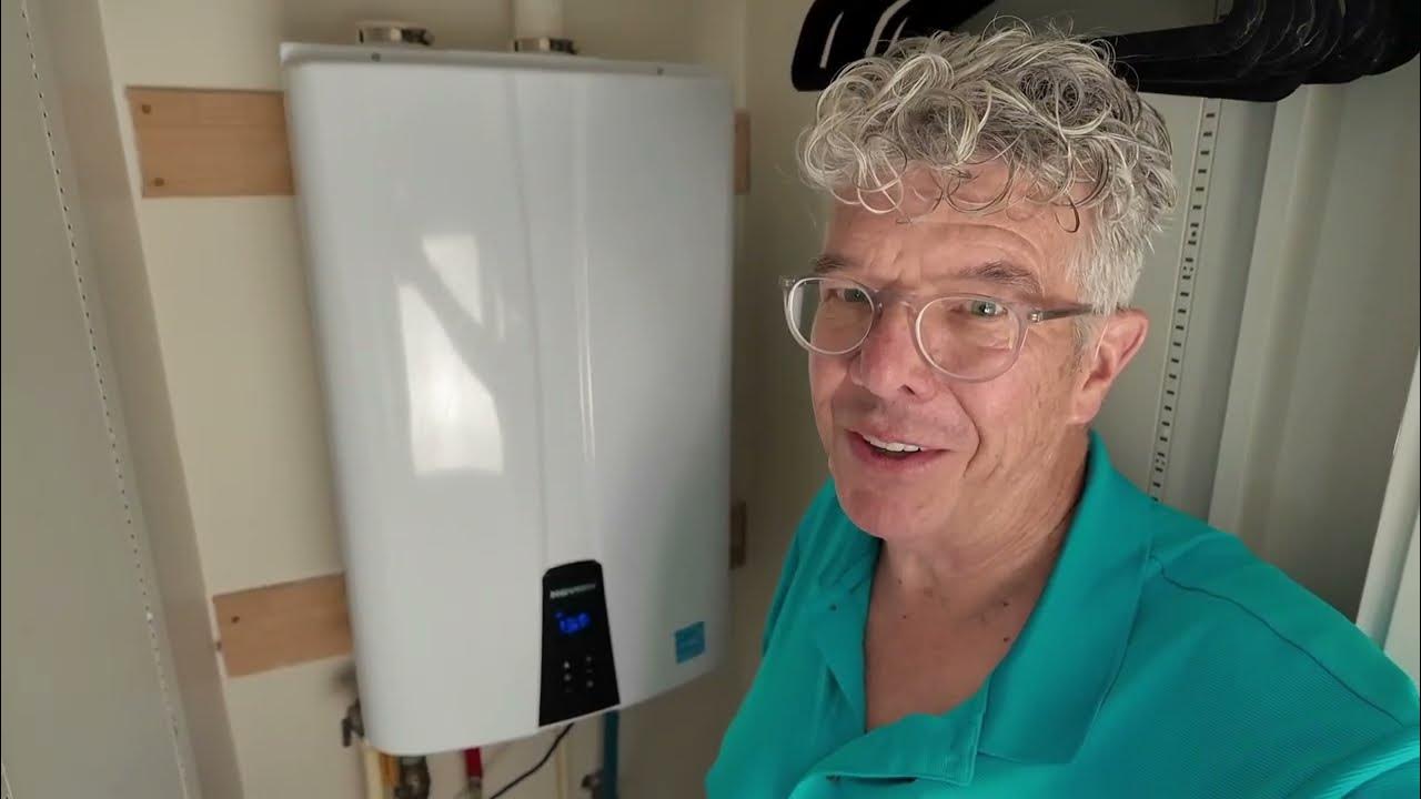 How to Descale Navien Tankless Water Heater Navien Maintenance - YouTube