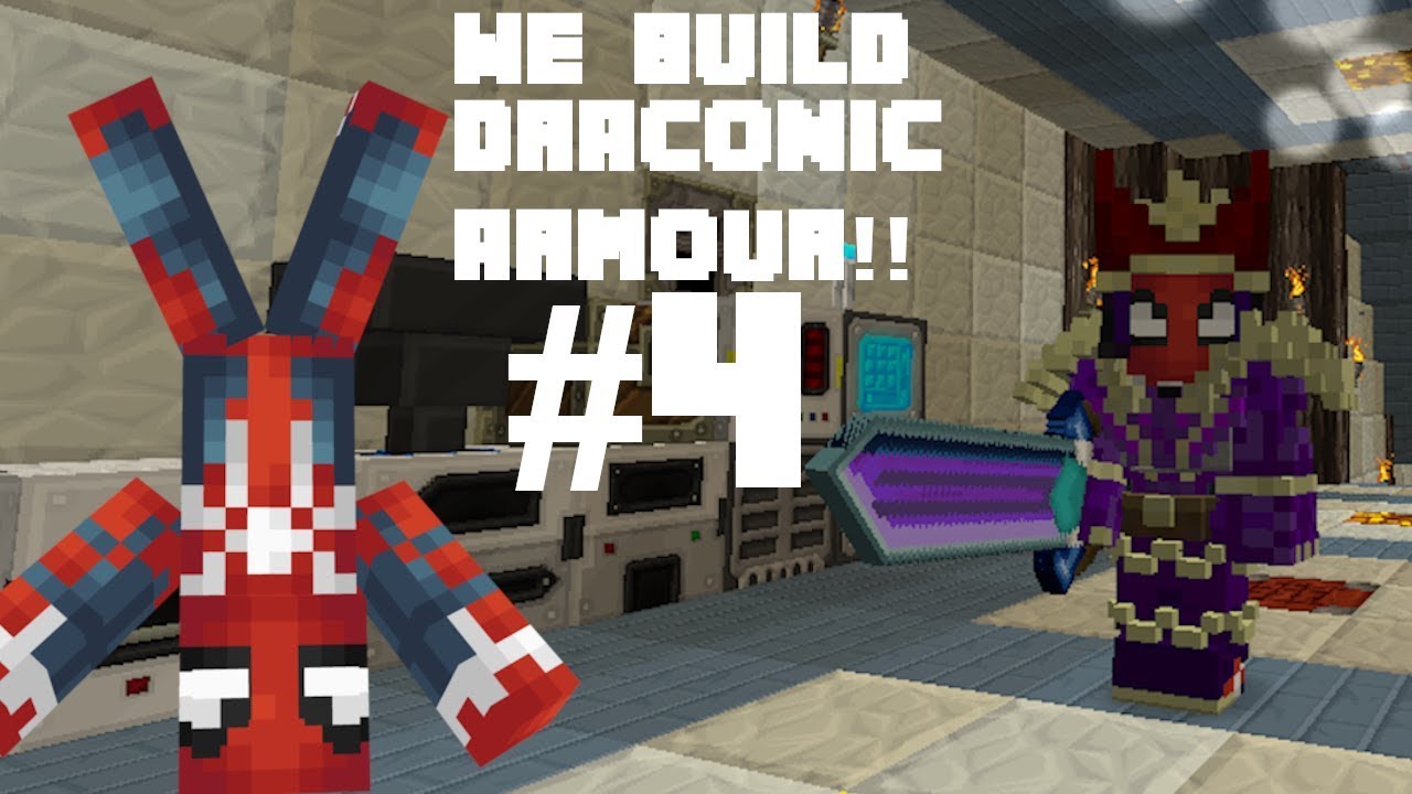 Building Wyvern Armour - Minecraft Modded #4 - YouTube