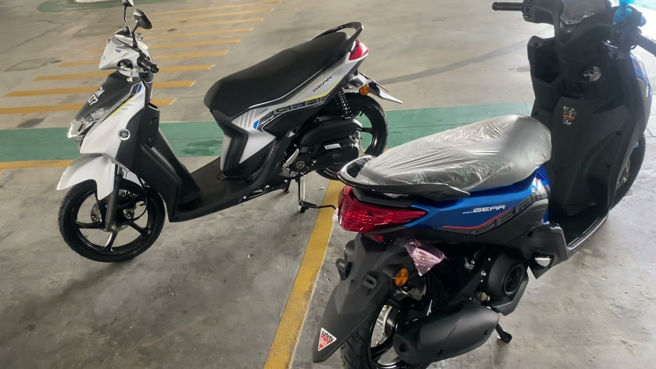 Yamaha Ego Gear 125 (Biru Vs Silver) | Yang Mana Lebih Menarik? - YouTube