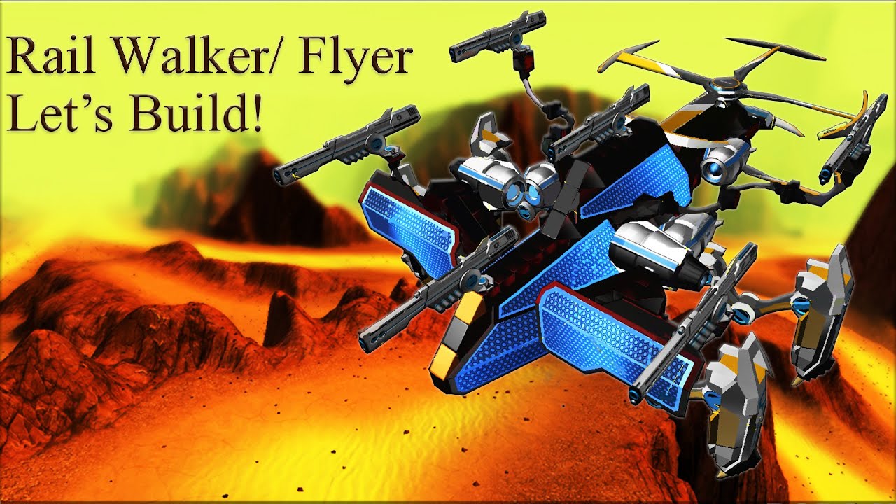 Let's Build! Rail Walker/ Flyer Hybrid - YouTube
