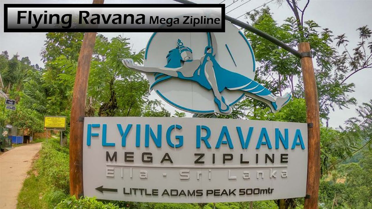 Flying Ravana Mega ZipLine - Ella Sri Lanka - YouTube