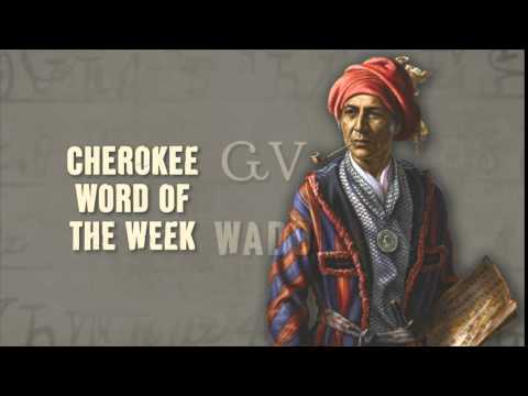 CHEROKEE WORD OF THE WEEK: THANK YOU - YouTube