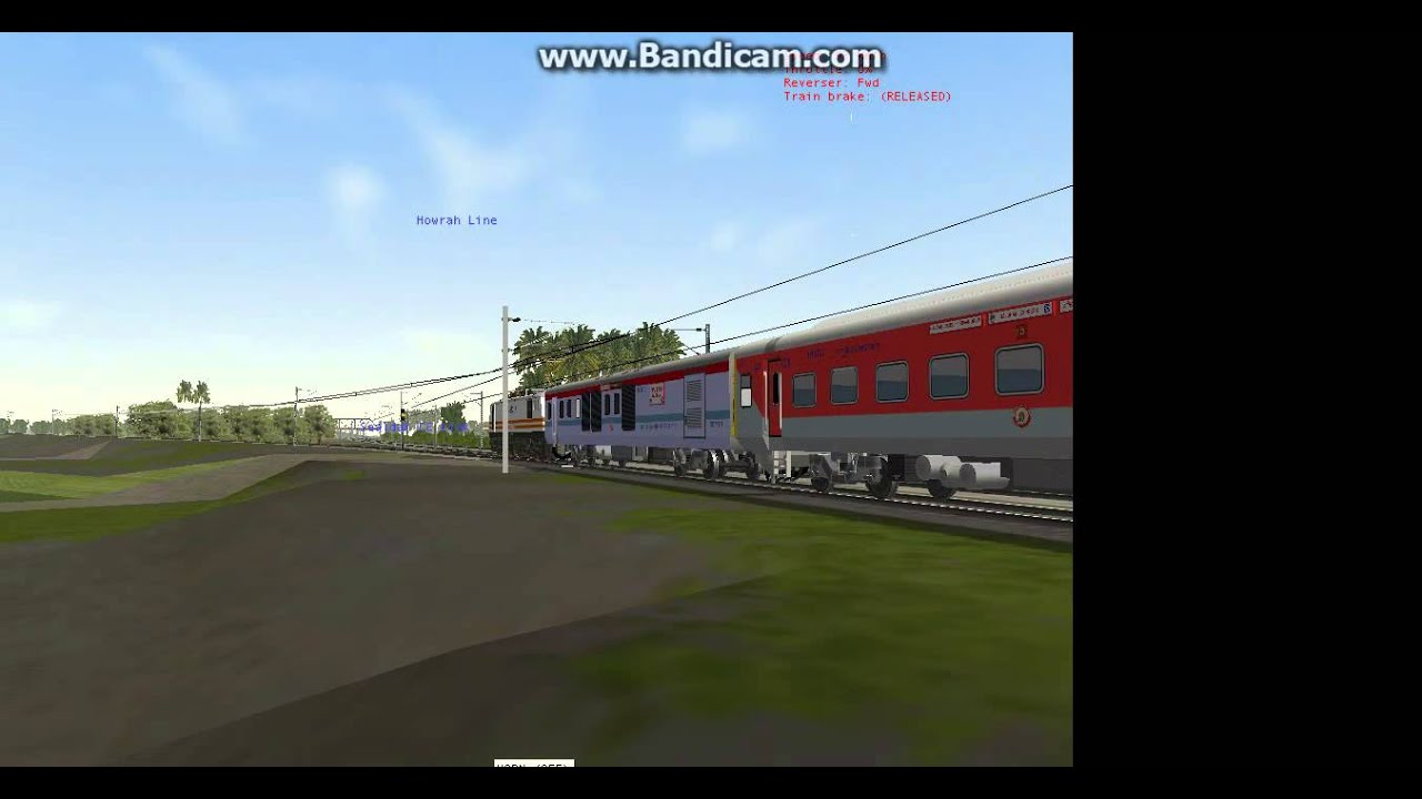 MSTS Indian Railways TVC Rajdhani express AC First Class Coach Ride ...