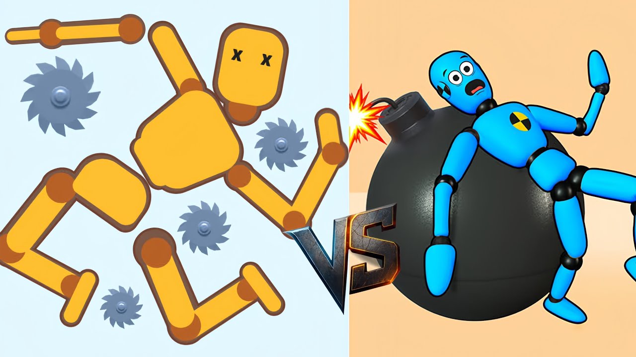 Ragdoll break let's destroy a doll 🆚 kick and break the ragdoll break ...