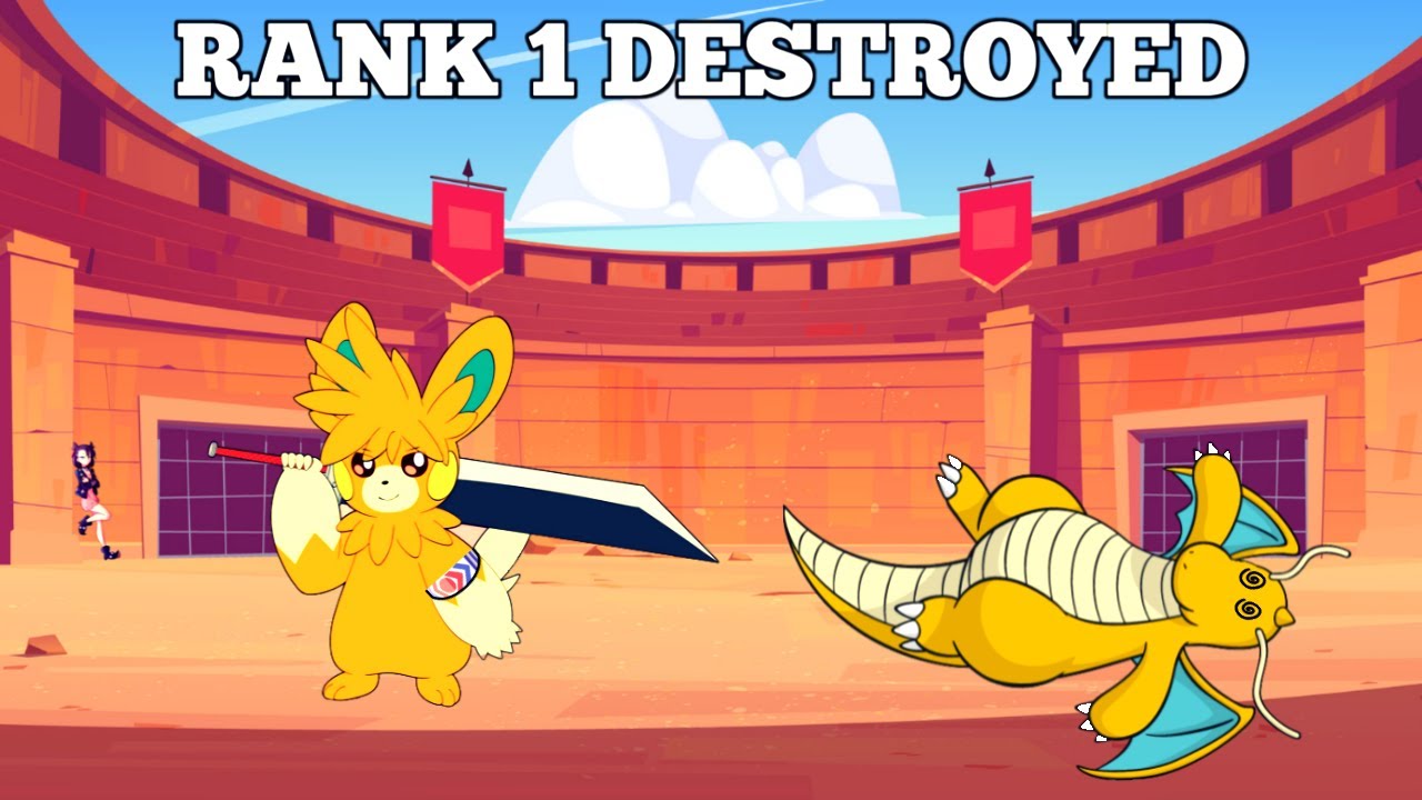 2007+ RANK 1 PLAYER RAN FOR HIS LIFE by CHOICE BAND PAWMOT ! Pokemon ...