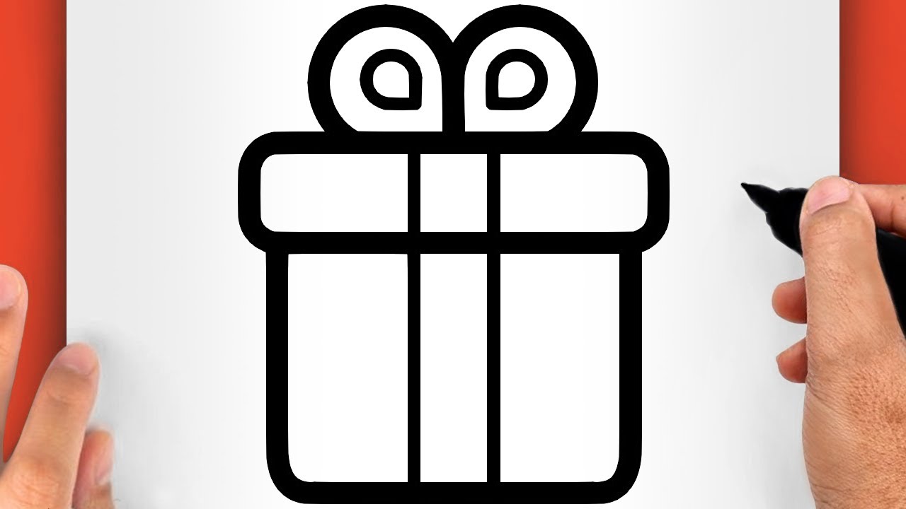 HOW TO DRAW A GIFT FOR YOUR MOM (EASY) - Cute Christmas Drawings (EASY ...