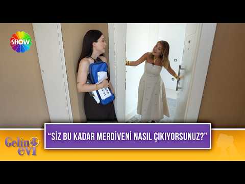 Aleyna Gelin'in asansör korkusu 16 kat merdiven çıkardı! | Gelin Evi 1760. Bölüm