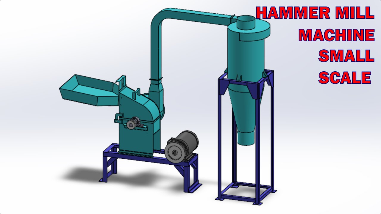 Grain Hammer Mill Machine - YouTube